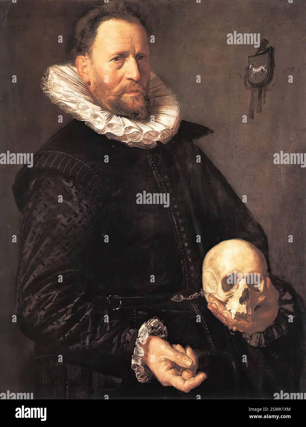HALS, Frans (b. 1580, Antwerpen, d. 1666, Haarlem) Portrait of a Man ...