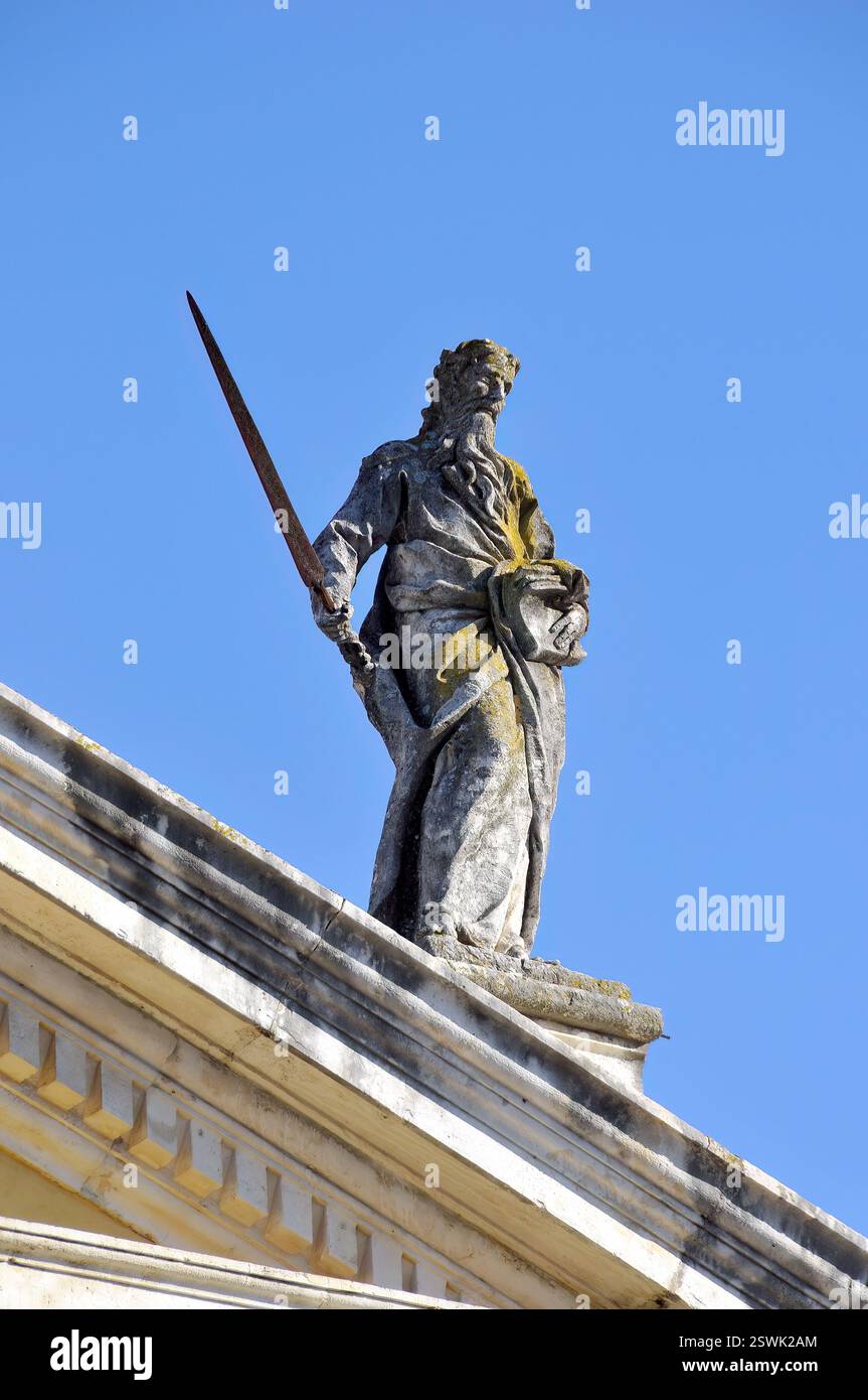 statue, Parish church, Church of St. Peter in Chains, Chiesa di San ...