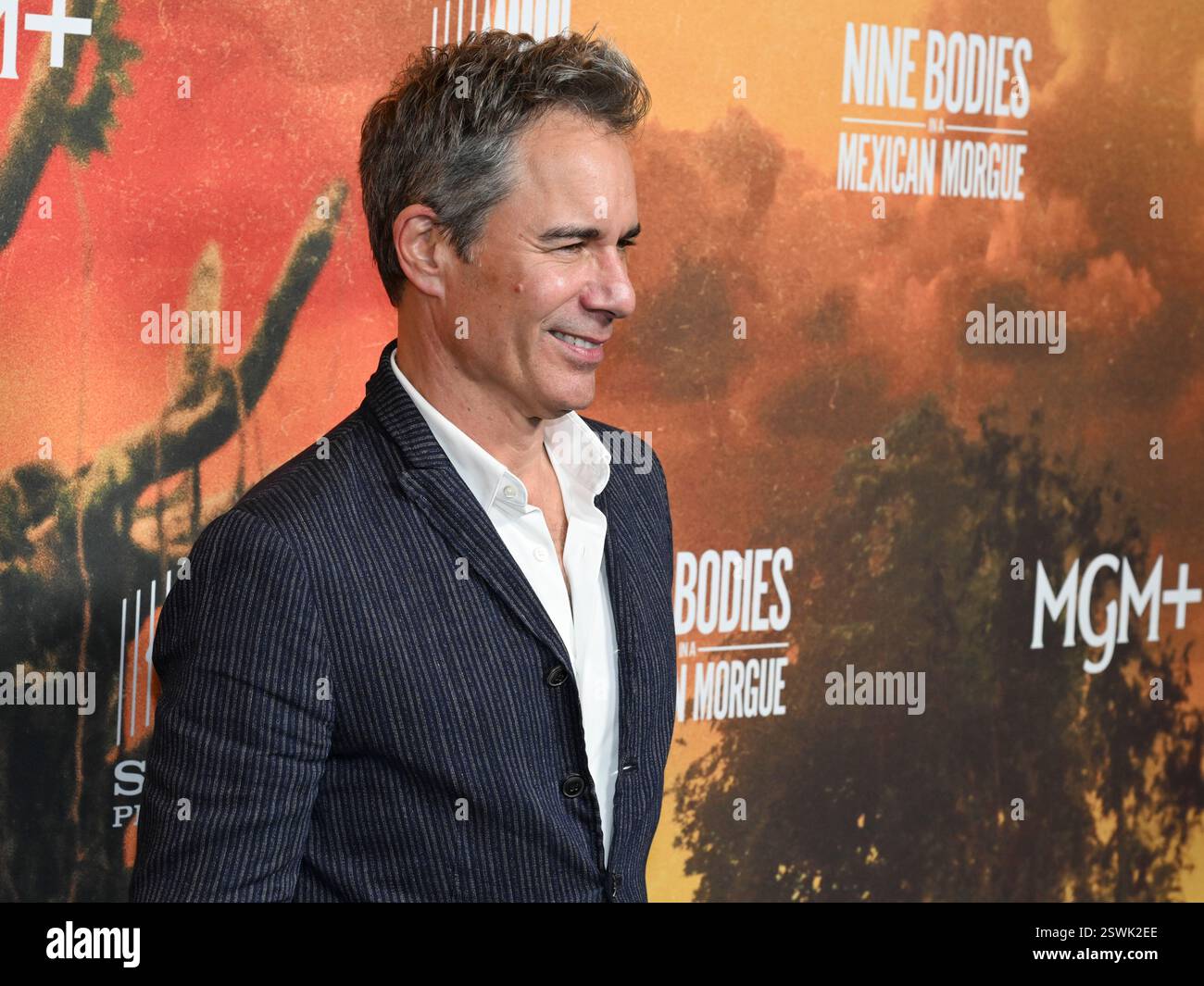 Culver City, California, USA. 20th Feb, 2025. Eric McCormack. "Nine Bodies in a Mexican Morgue ...