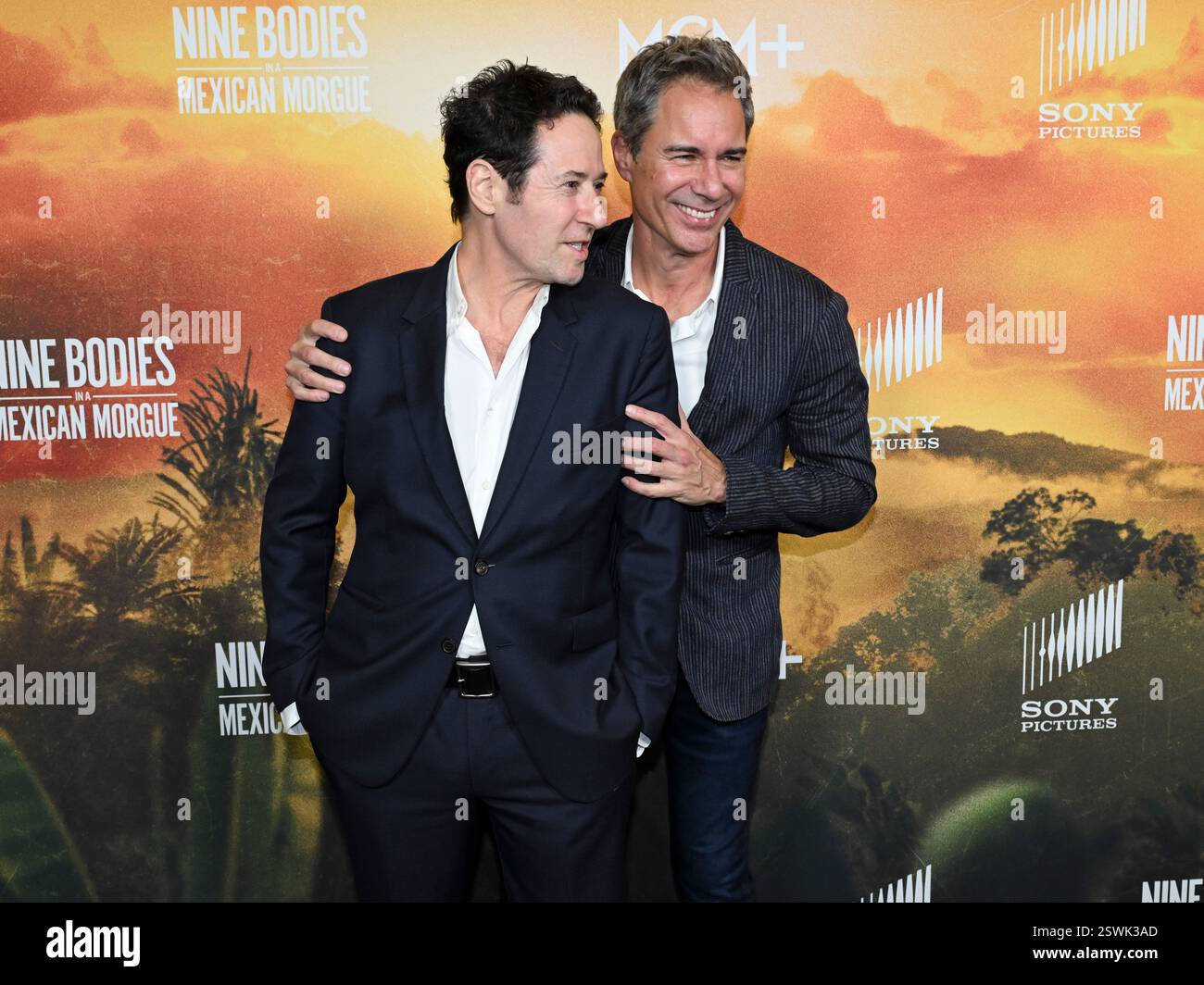 Culver City, California, USA. 20th Feb, 2025. Rob Morrow and Eric McCormack. "Nine Bodies in a ...