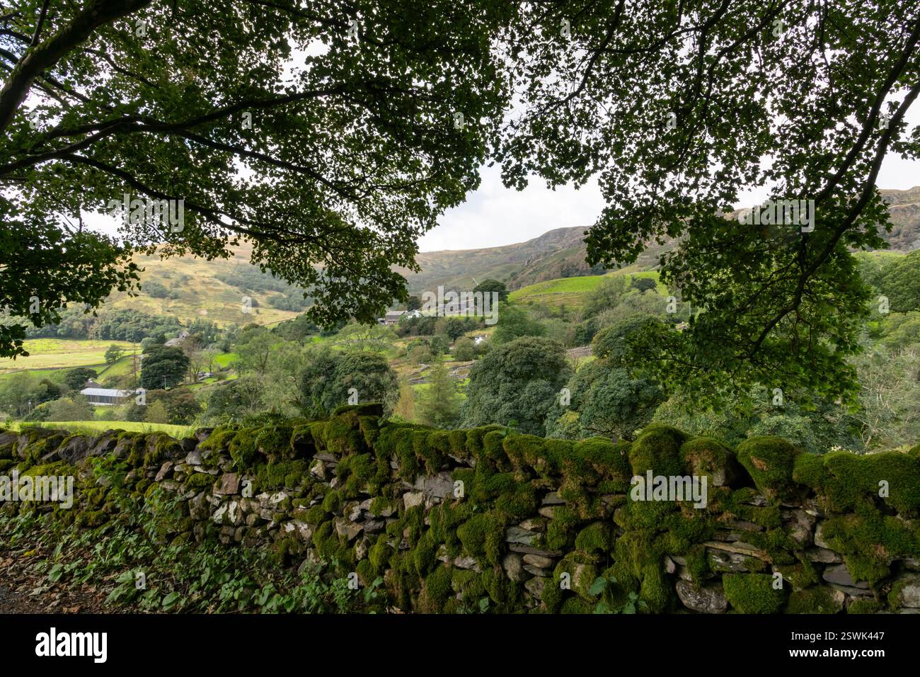 A day of changeable weather in the hills around Kentmere near Kendal in ...