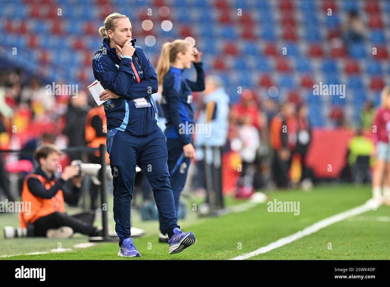 Valencia, Spain. 21st Feb, 2025. Assistant Coach Brett Maron of Belgium ...