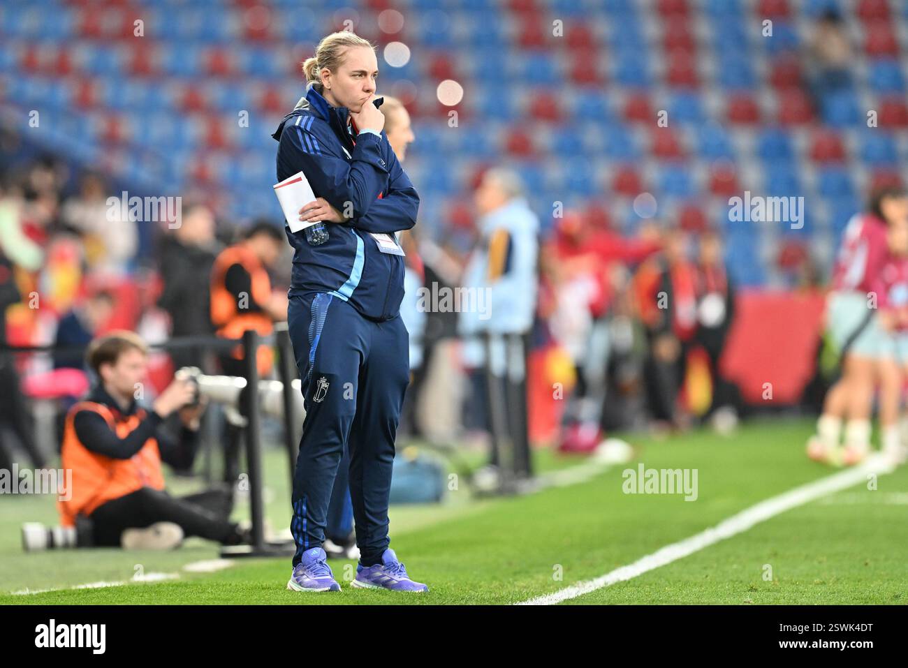 Valencia, Spain. 21st Feb, 2025. Assistant Coach Brett Maron of Belgium ...