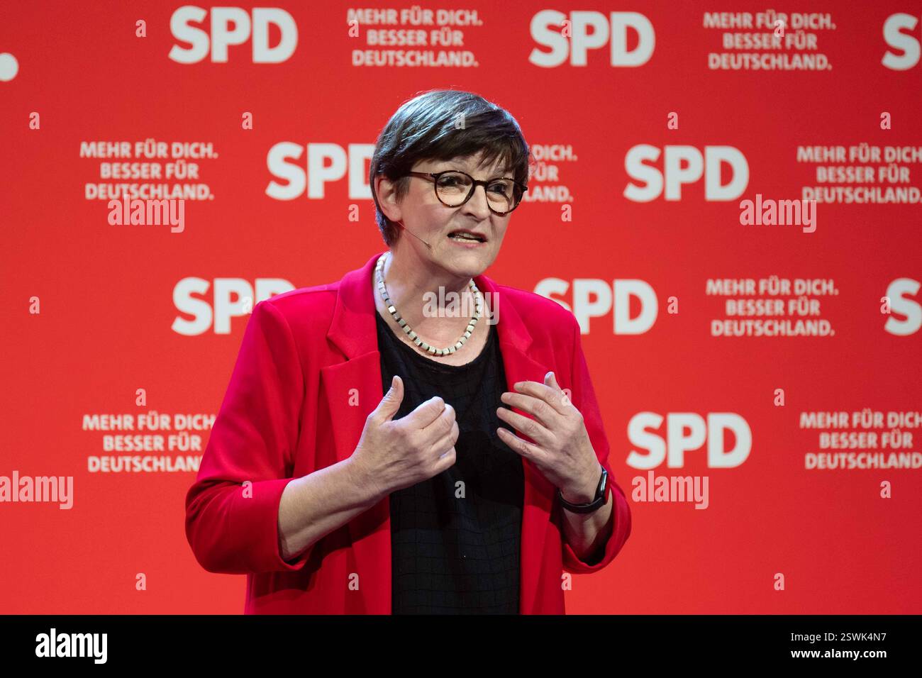 Saskia ESKEN, SPD Parteivorsitzende, Abschlusskundgebung der SPD zur ...