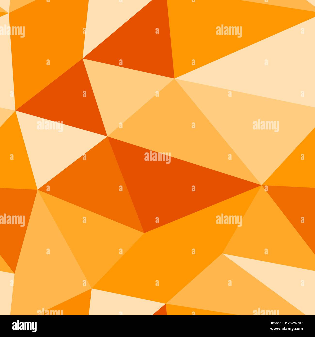 Triangulation Geometric Shapes Background Big Triangles Size Repeatable Pattern Tangerine