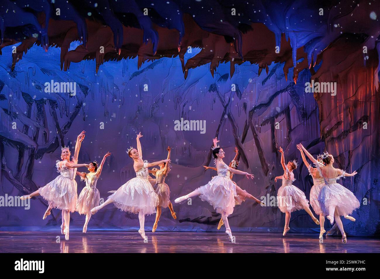The Nutcracker's Waltz of the Snowflakes dance; San Diego; California ...
