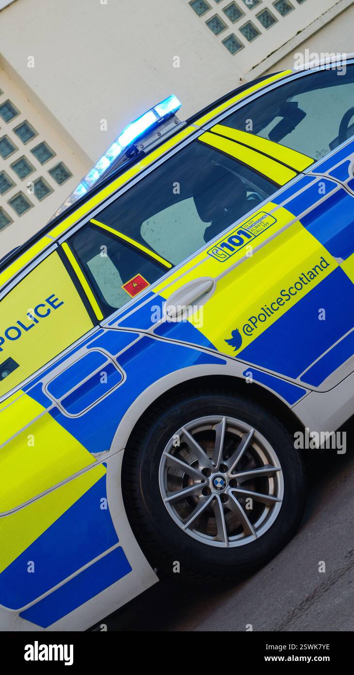 Police Scotland Police Car Stock Photo - Alamy