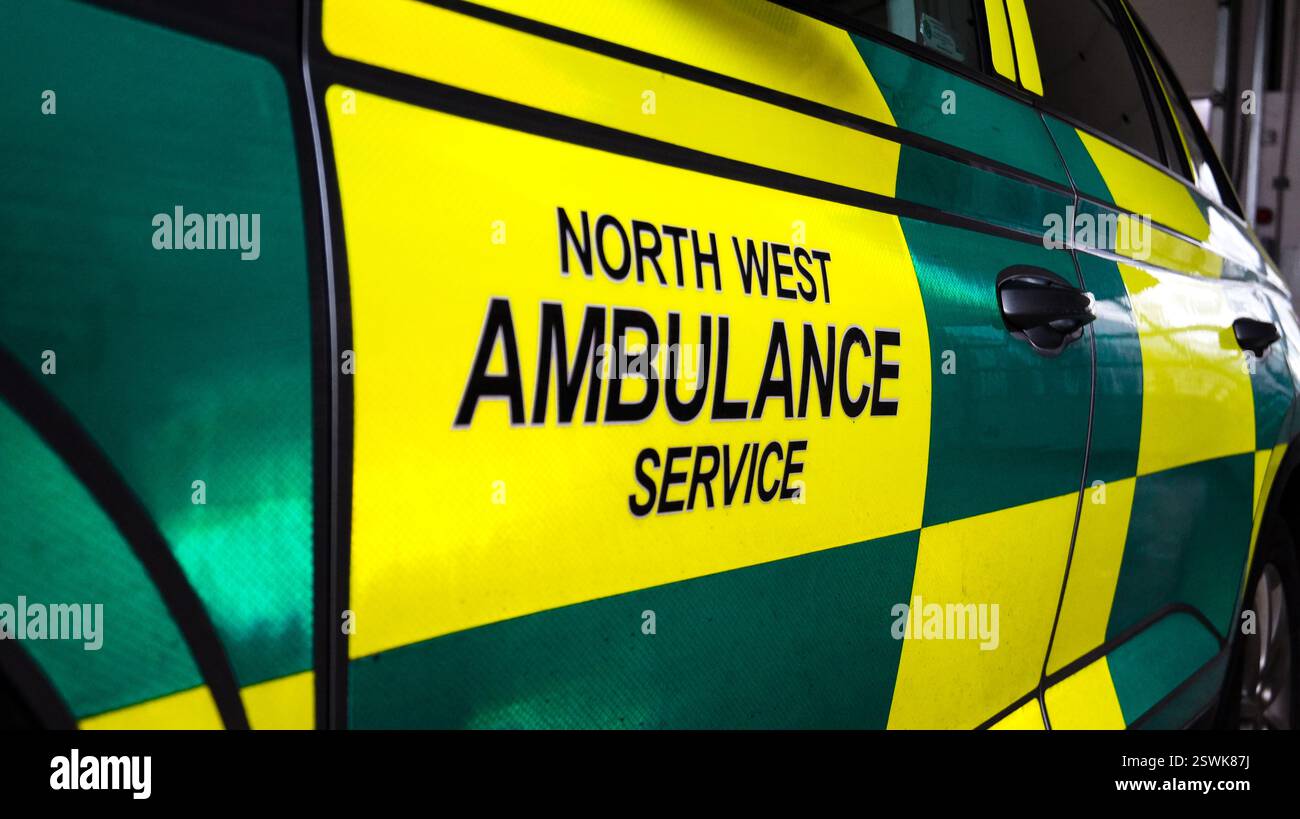 North West Ambulance Service (NWAS) Logo on Ambulance Car - Penrith ...