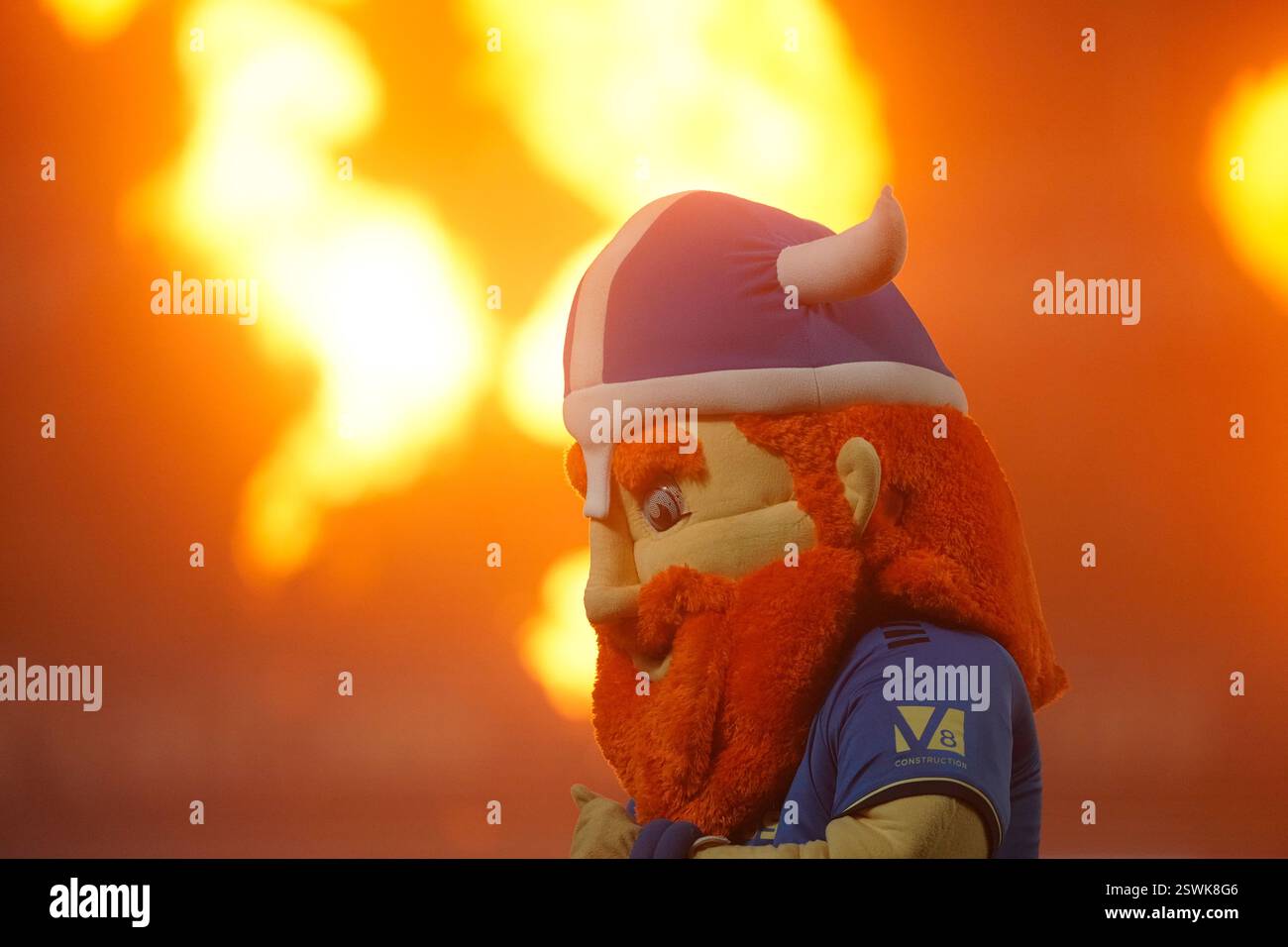 Lyngby, Denmark. 21st Feb, 2025. 3F Superliga-kampen mellem Lyngby ...