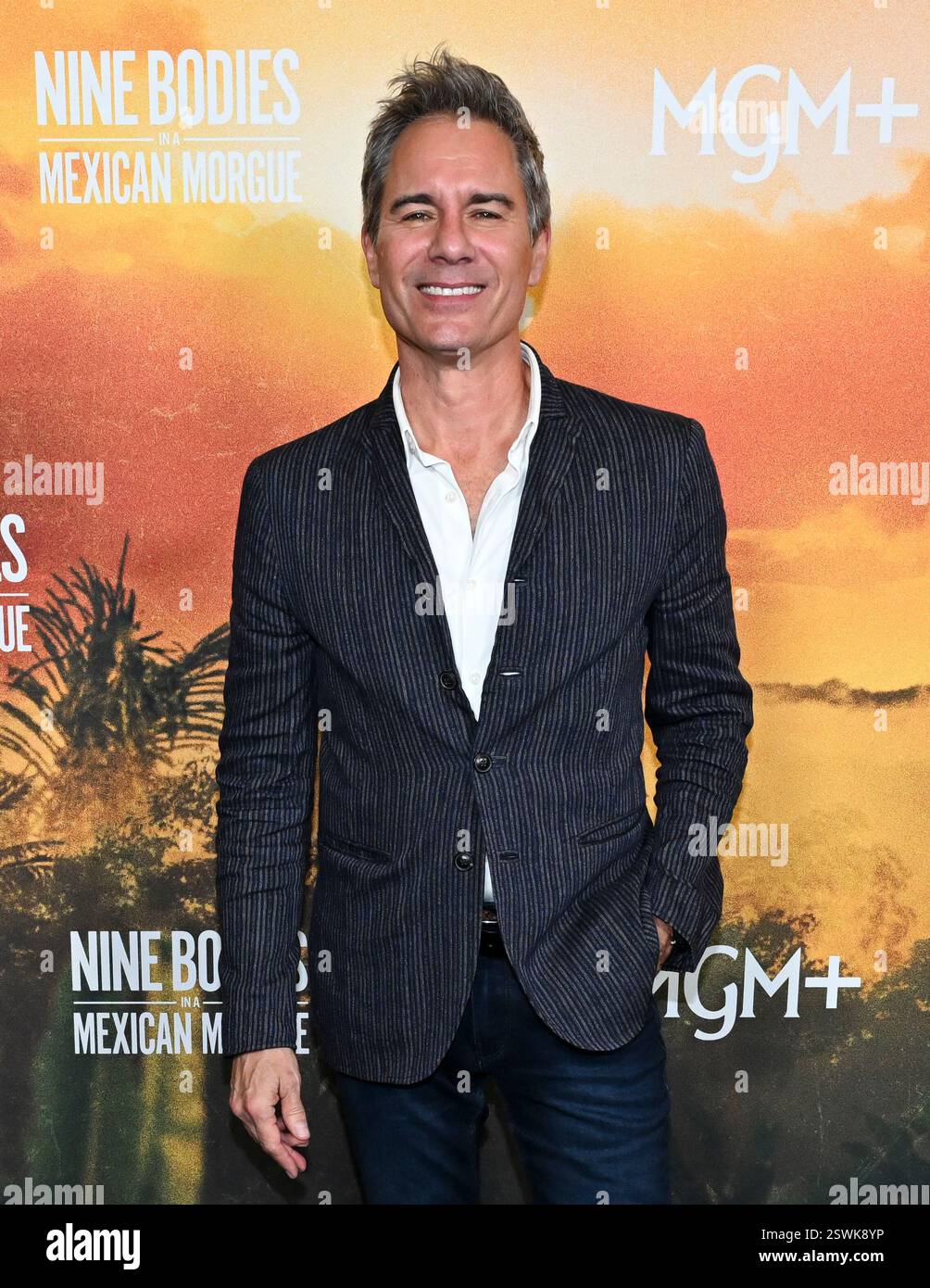 Culver City, California, USA. 20th Feb, 2025. Eric McCormack. "Nine Bodies in a Mexican Morgue ...