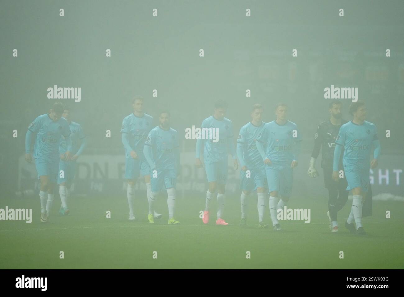 Lyngby, Denmark. 21st Feb, 2025. 3F Superliga-kampen mellem Lyngby ...