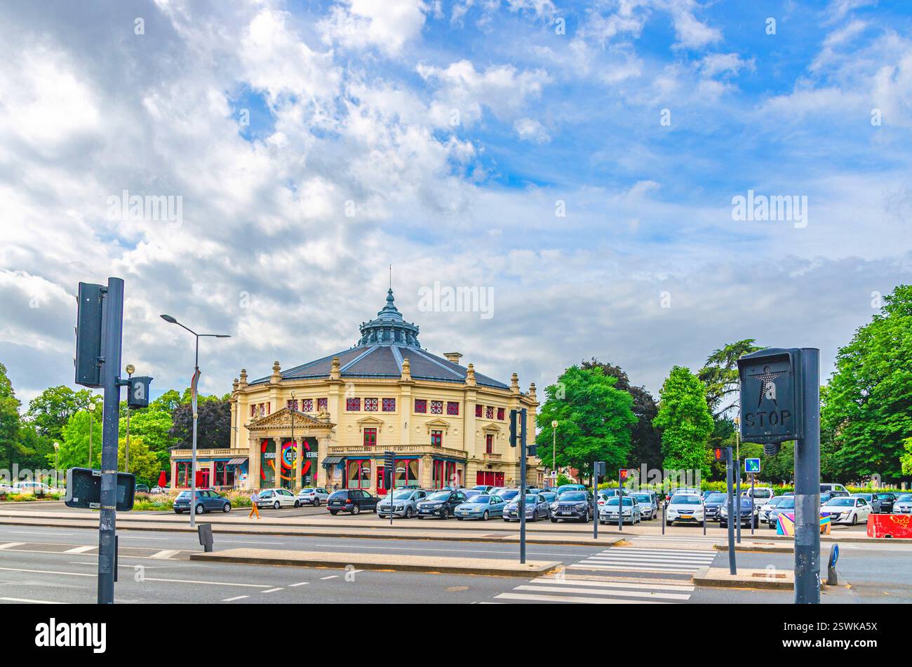 Amiens, France, July 3, 2023: The municipal circus Cirque Jules-Verne ...