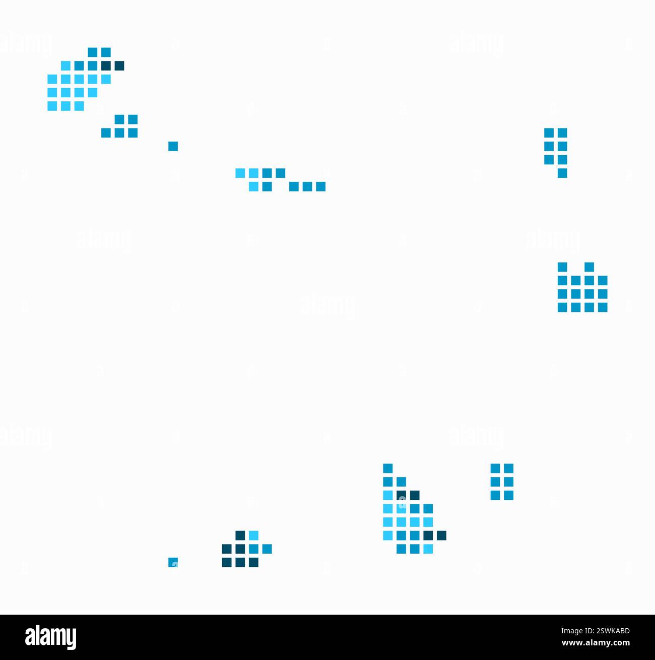 Cabo Verde dotted map. Digital style map of the country on white ...