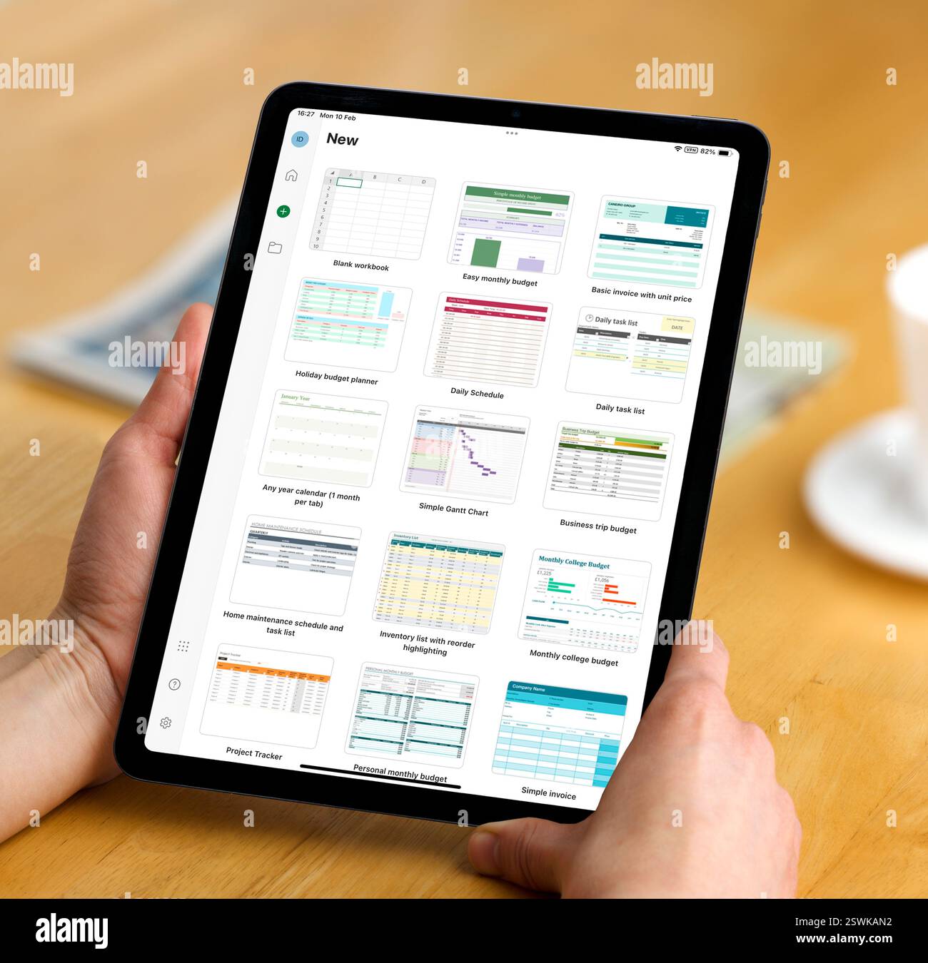 Microsoft Excel app on an Apple iPad Stock Photo - Alamy