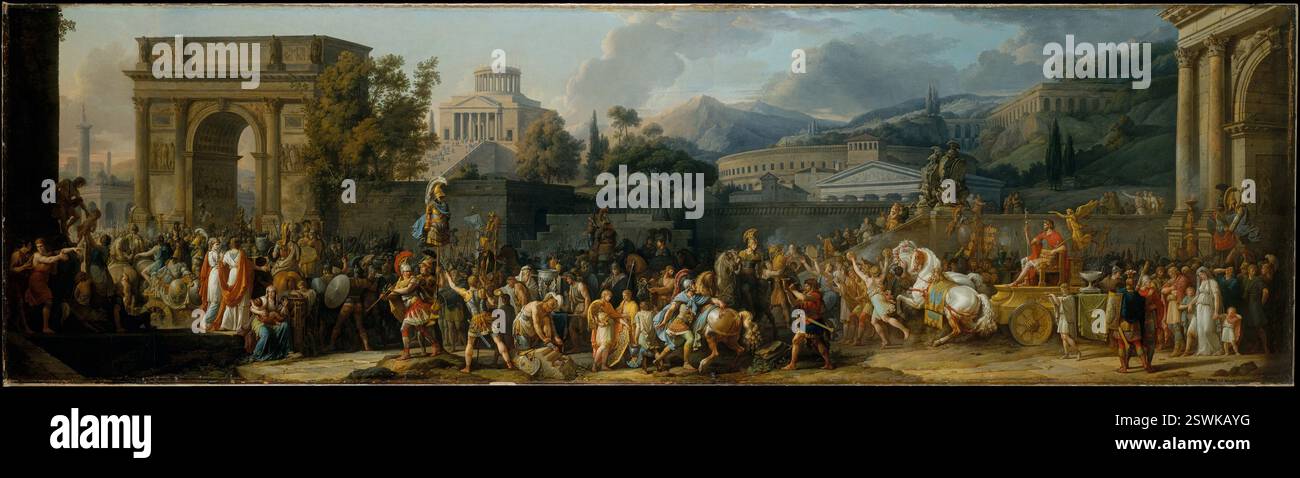 The Triumph of Aemilius Paulus Carle (Antoine Charles Horace) Vernet ...