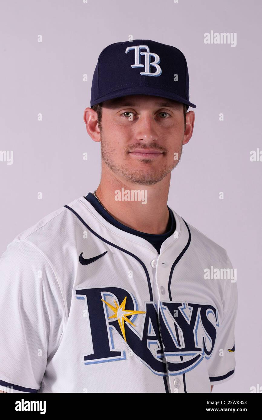 Tampa Bay Rays pitcher Mason Montgomery poses for a portrait during ...