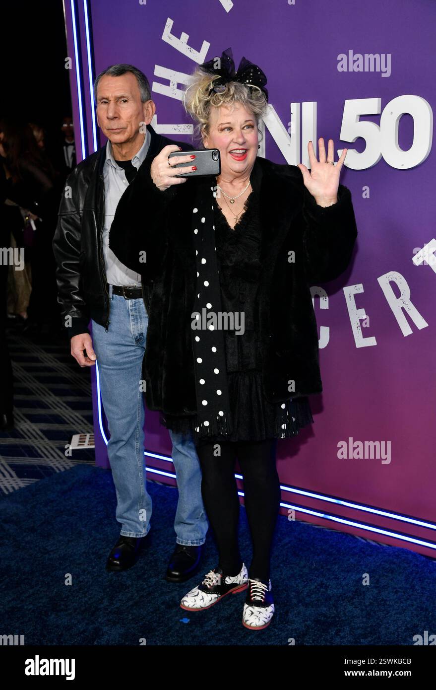 Paul Wessel, left, and Victoria Jackson attend the SNL50: The ...