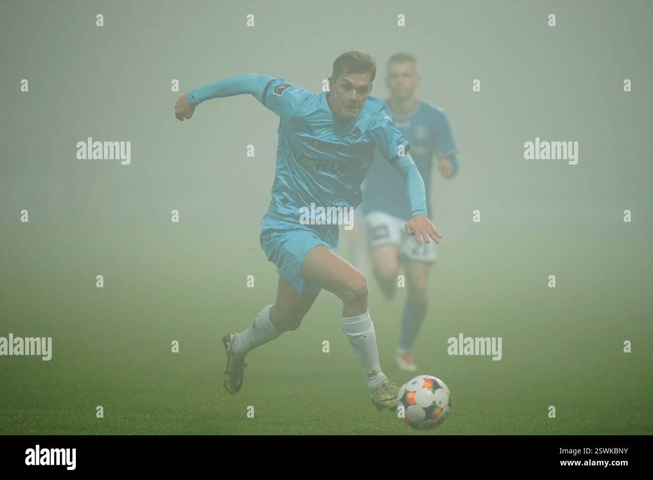 Lyngby, Denmark. 21st Feb, 2025. 3F Superliga-kampen mellem Lyngby ...