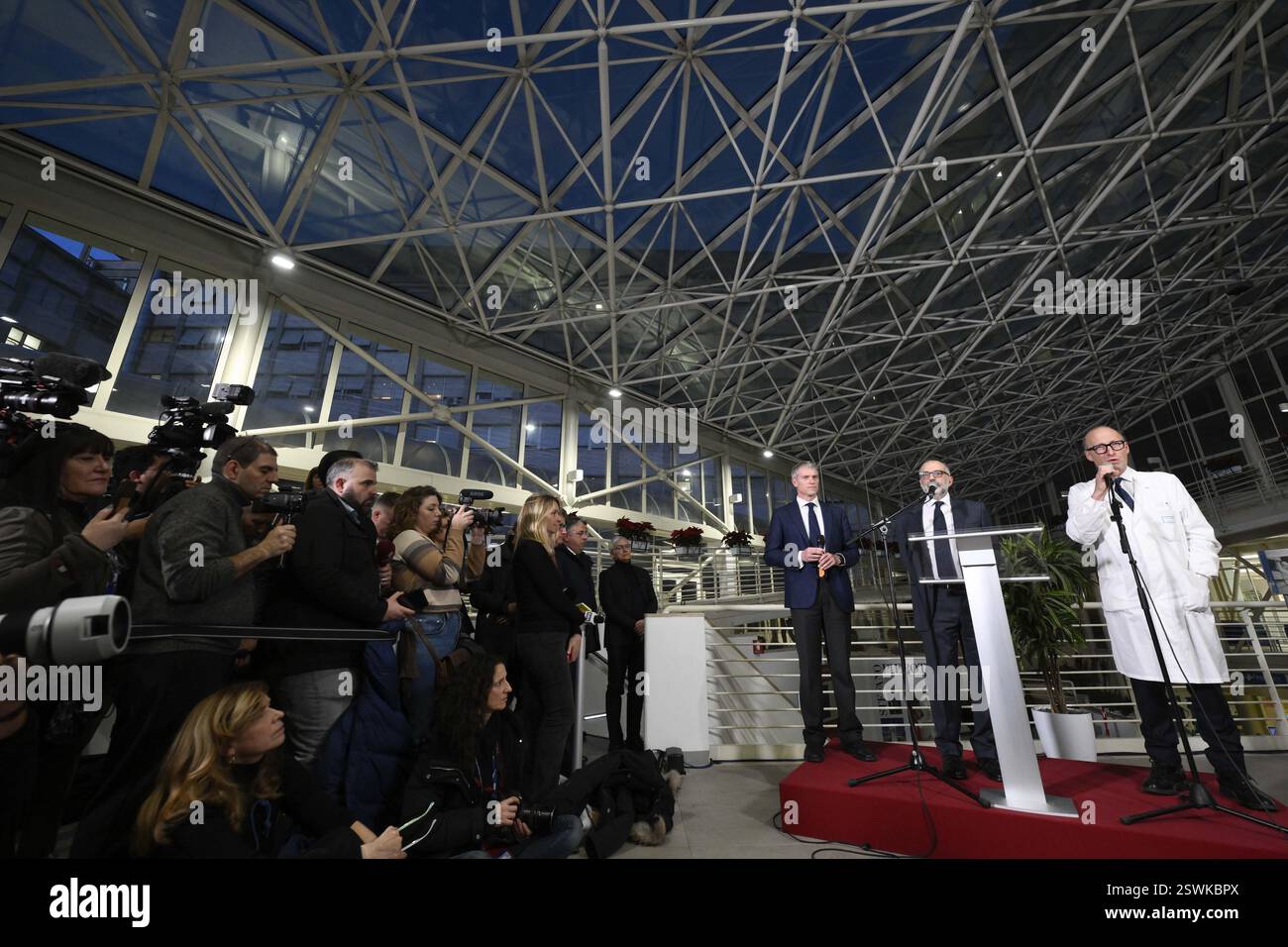 Rome, Italy. 21st Feb, 2025. **NO LIBRI** Italy, Rome, Vatican, 2025/2 ...