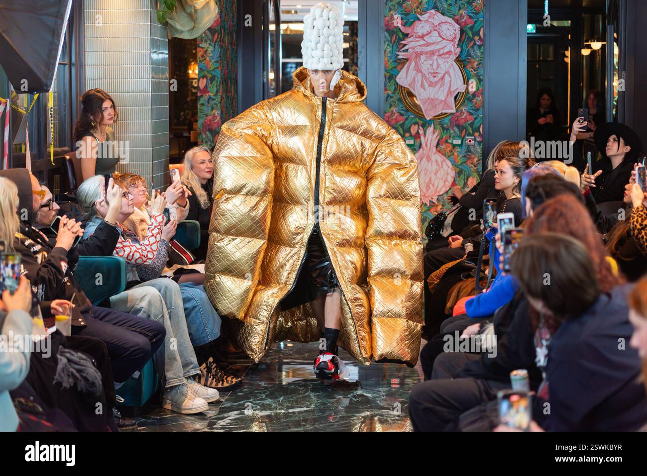 Sustainable fashion designers Vin + Omi showcased their latest designs ...