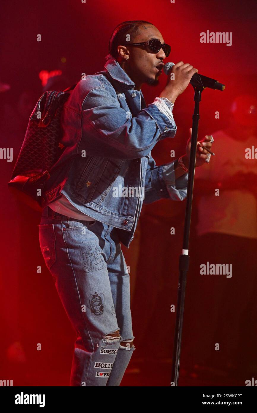 Fort Lauderdale FL, USA. 20th Feb, 2025. Loe Shimmy performs during his ...