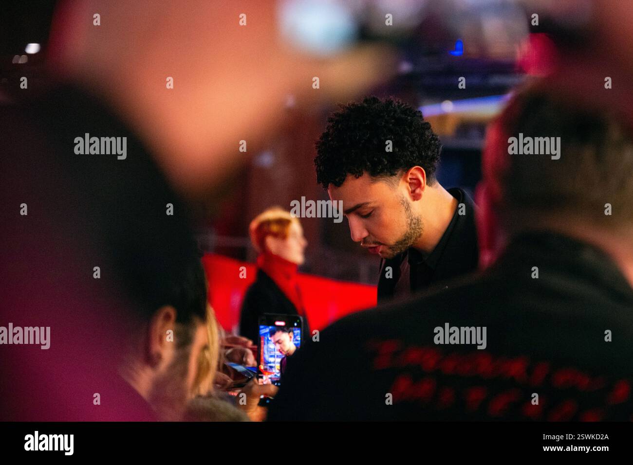 Berlin, Germany. 21st Feb, 2025. Archie Madekwe attends the premiere of ...