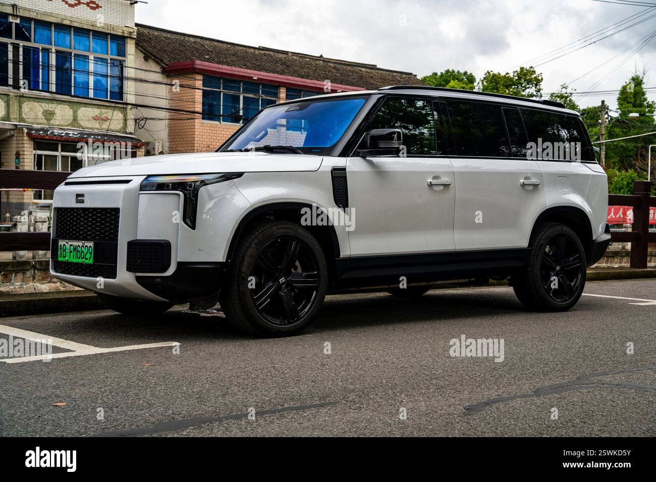 A Rox 01 extended range EV stationary on an official test drive in ...