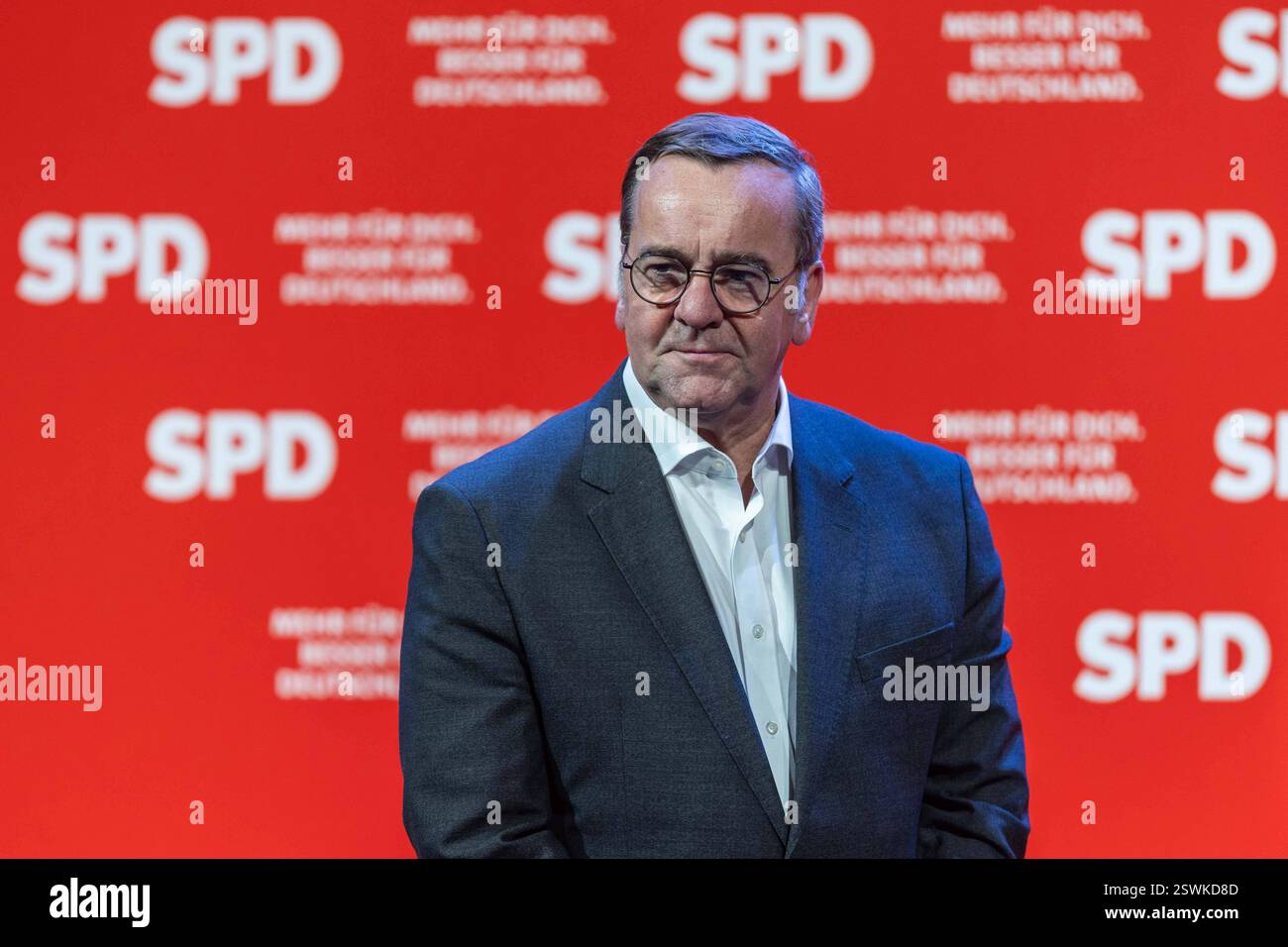 Wahlkampftour SPD am 21.02.2025 in der Westfalenhalle in Dortmund Boris ...