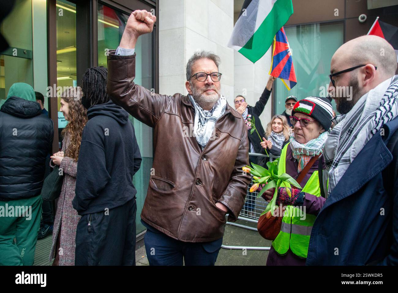 London, England, UK. 21st Feb, 2025. Palestine Solidarity Campaign ...