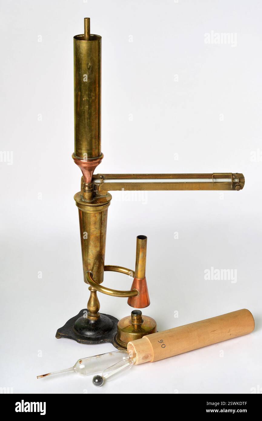 An ancient ebulliometer of Malligand, an instrument used for ...