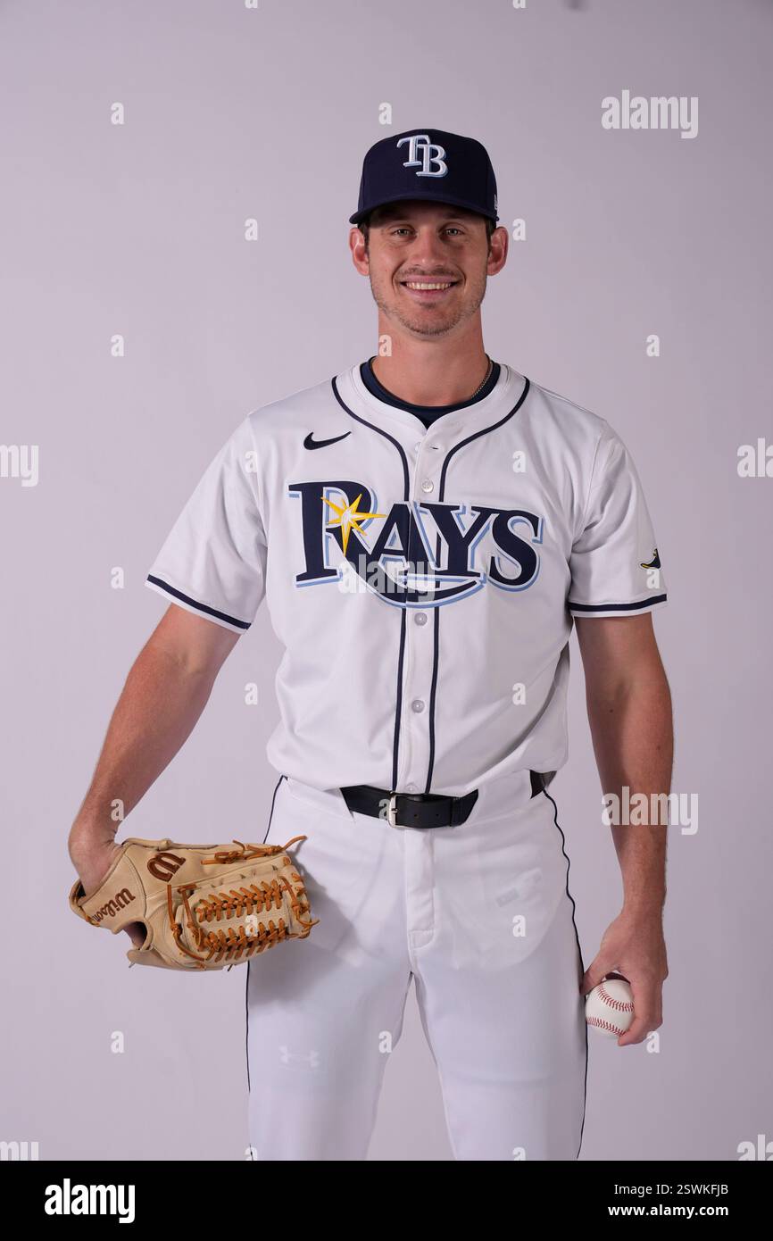 Tampa Bay Rays pitcher Mason Montgomery poses for a portrait during ...