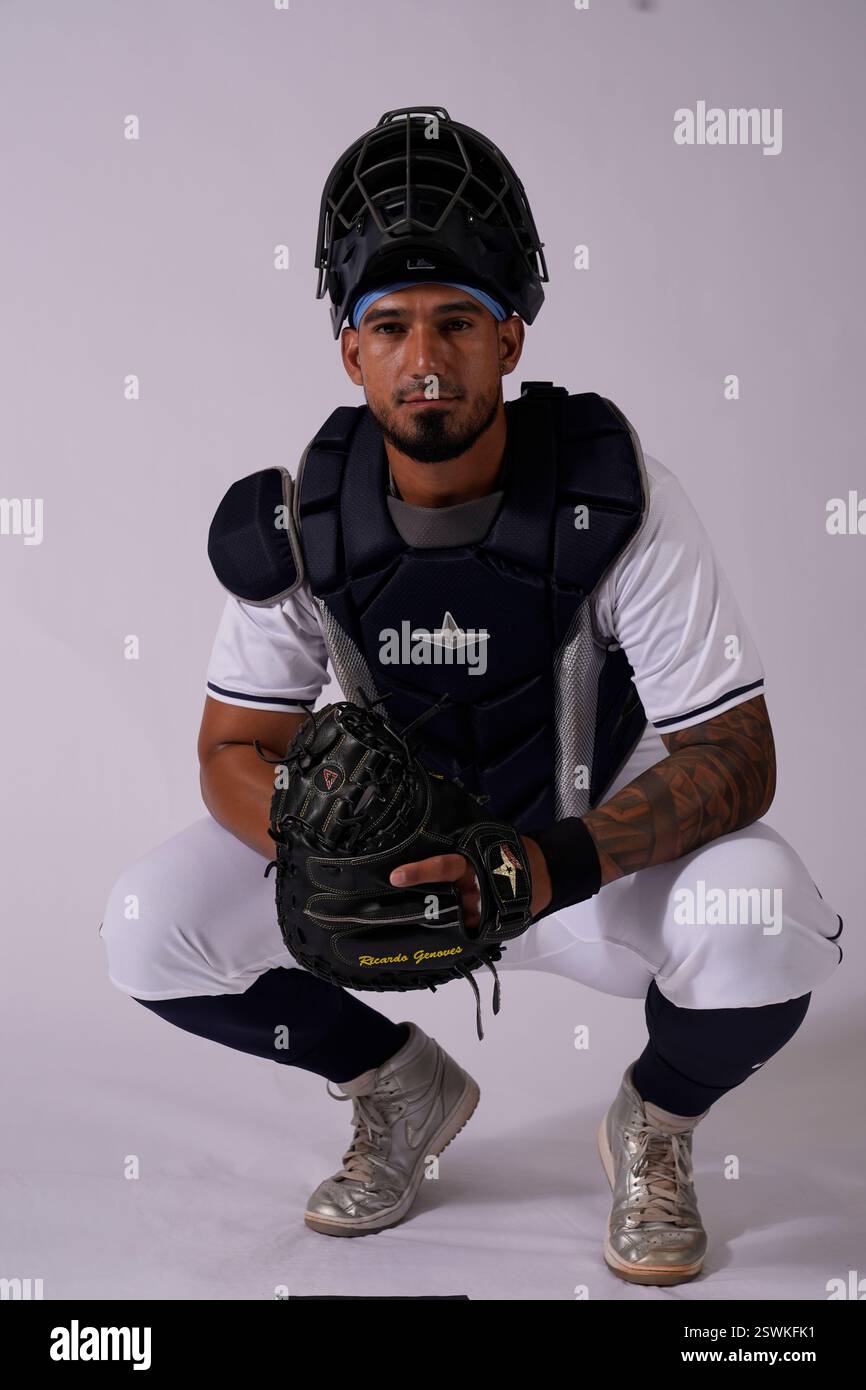 Tampa Bay Rays catcher Ricardo Genoves poses for a portrait during ...