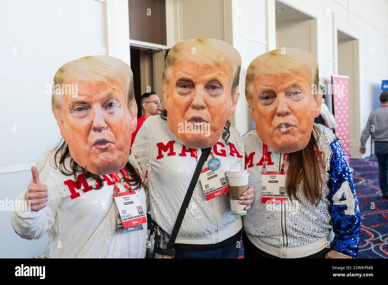 Atmosphere during 2025 CPAC Conference Day 2 at Gaylord Convention ...