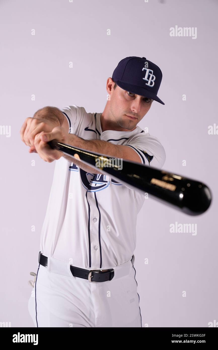 Tampa Bay Rays outfielder Kameron Misner poses for a portrait during ...