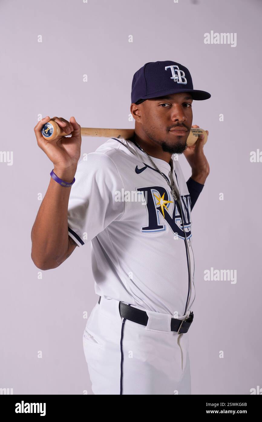 Tampa Bay Rays outfielder Chandler Simpson poses for a portrait during ...