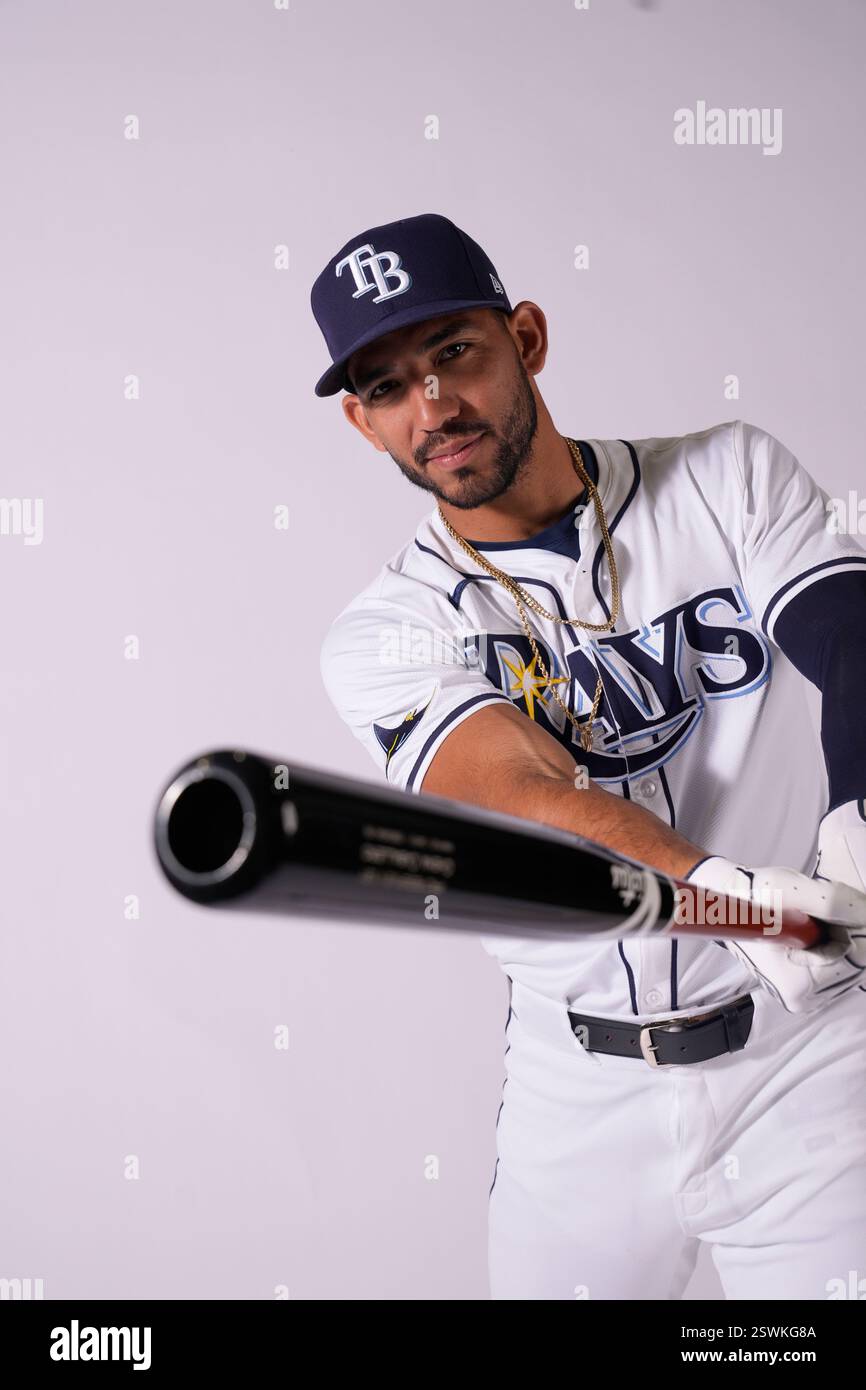 Tampa Bay Rays shortstop José Caballero poses for a portrait during ...
