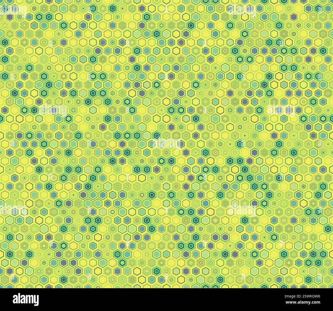 Pattern of hexagon shapes. Geometric elements of varied style and color. Regular hexagon shapes ...