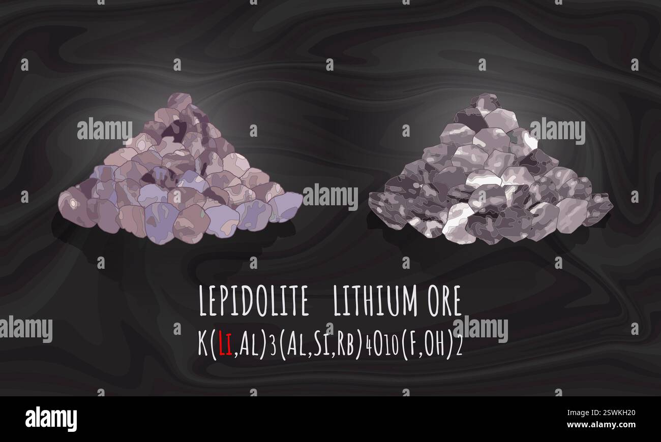 Lithium rich Stock Vector Images - Alamy