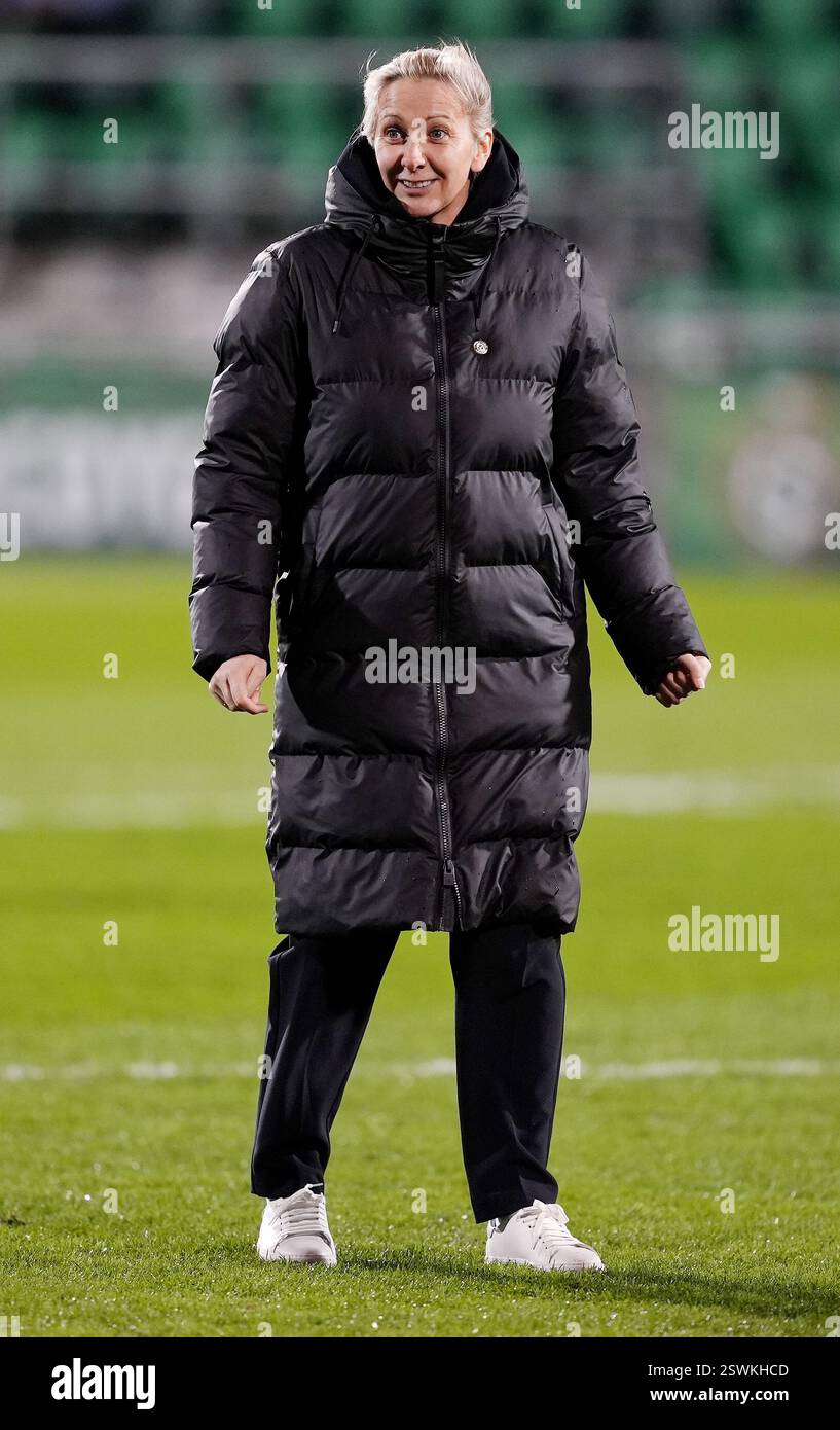Ireland head coach Carla Ward ahead of the UEFA Women's Nations League ...