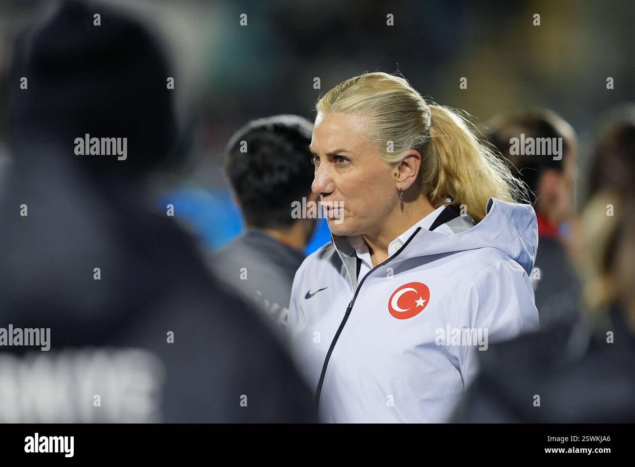 Turkey head coach Necla Gungor ahead of the UEFA Women's Nations League ...