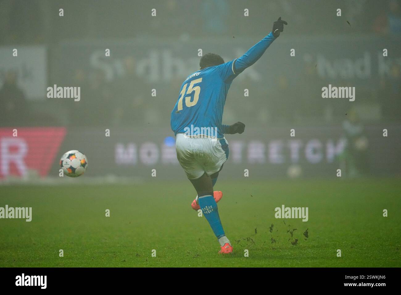 Lyngby, Denmark. 21st Feb, 2025. 3F Superliga-kampen mellem Lyngby ...