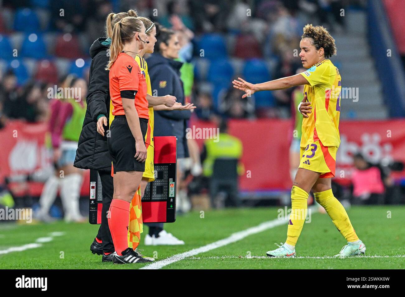 Kassandra Missipo (23) of Belgium pictured during a game between the ...