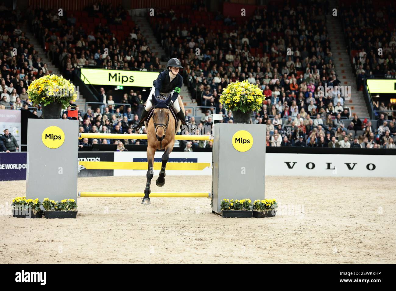 Josefin Torell of Sweden with Damoiselle du Mesnil during the Prize of ...