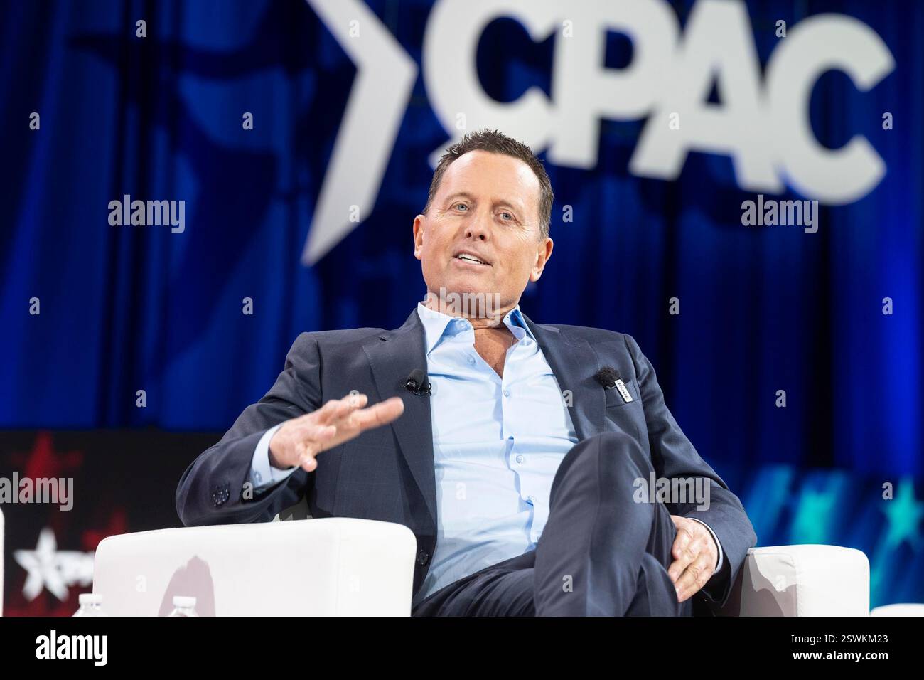 National Harbor, Maryland, USA. 21st Feb, 2025. Ambassador Ric Grenell ...