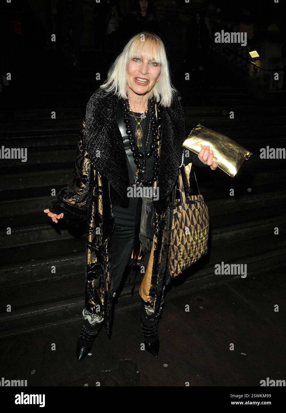 London, UK. 20th Feb, 2025. Virginia Bates (Virginia Wetherell) at the ...
