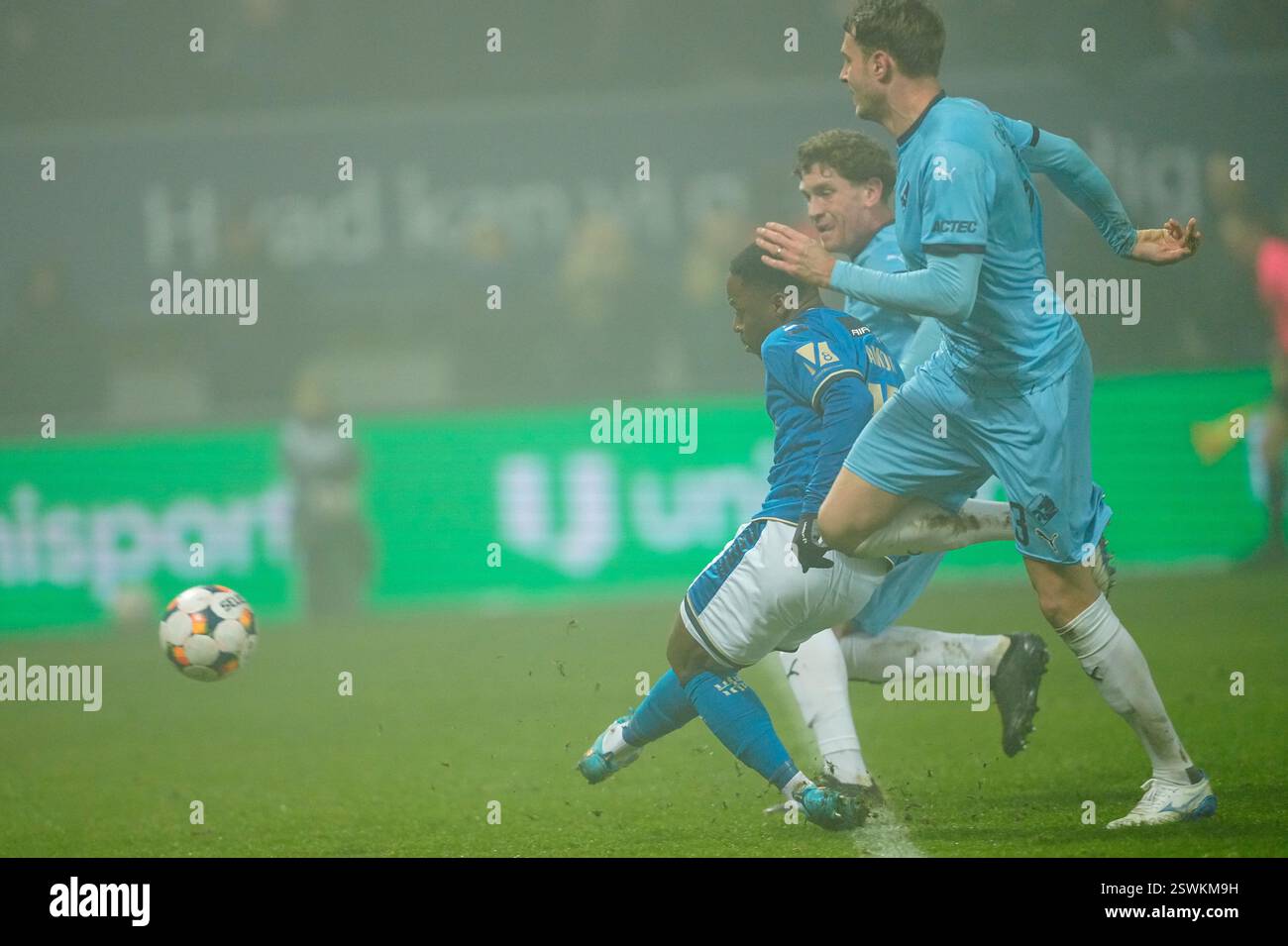 Lyngby, Denmark. 21st Feb, 2025. 3F Superliga-kampen mellem Lyngby ...