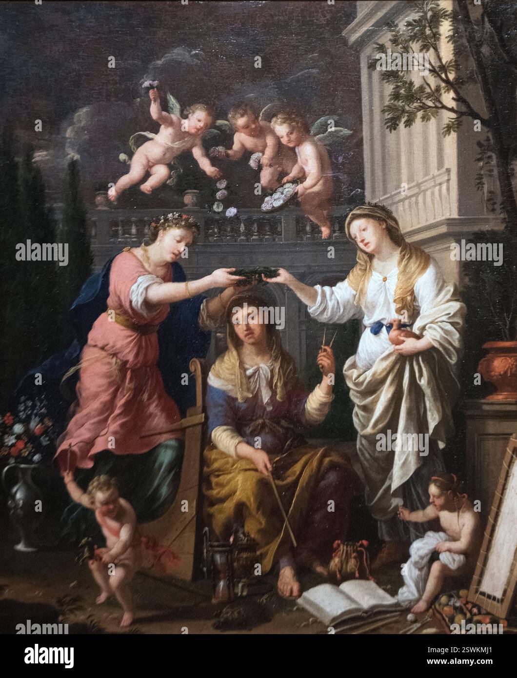 Johann Heiss: "Allegory of Industry" (1680-1690s Stock Photo - Alamy