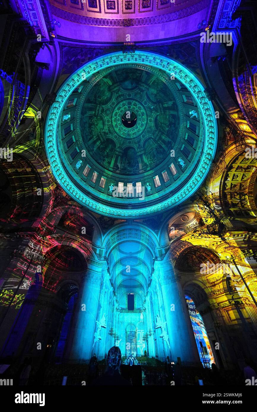 Sound and light show, 'Luminous', created by St Paul's Cathedral in ...