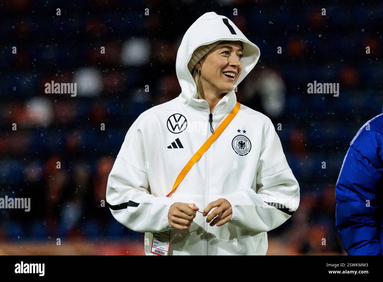 Lea Sch?ller (Deutschland, 11) w?hrend der Platzbegehung UEFA Women?s Nations League ...