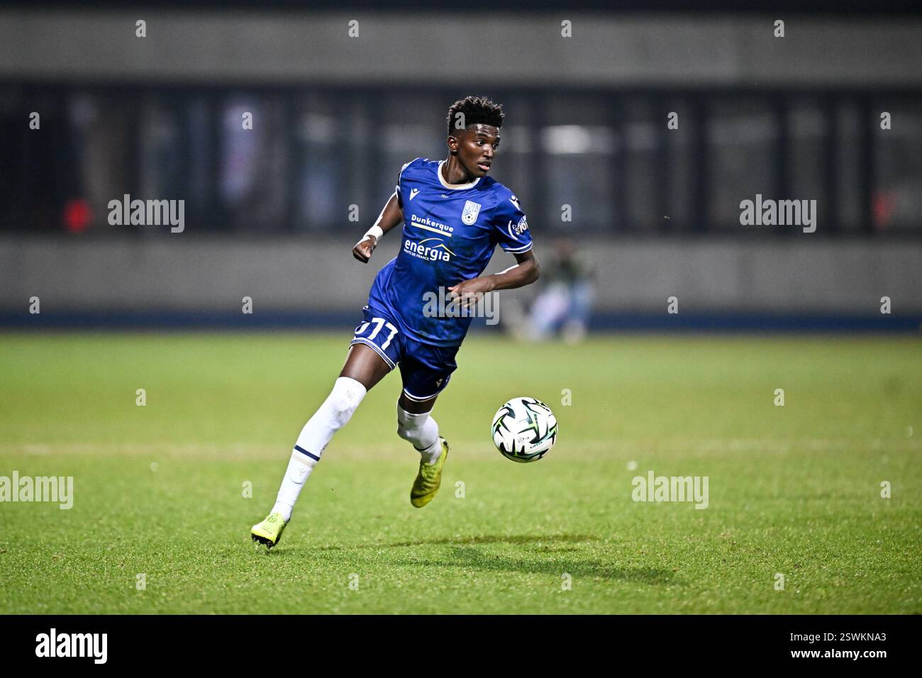 77 Muhannad Yahya Saeed AL SAAD (usld) during the Ligue 2 BKT match ...